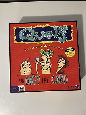 Game Quelf Board Party Unpredictable Where You Obey The Card Complete ...