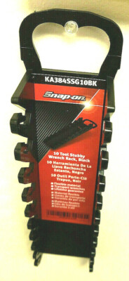SNAP-ON Wrench Rack 10 Positions Stubby Short Medium Mini KA384SSG10BK ...
