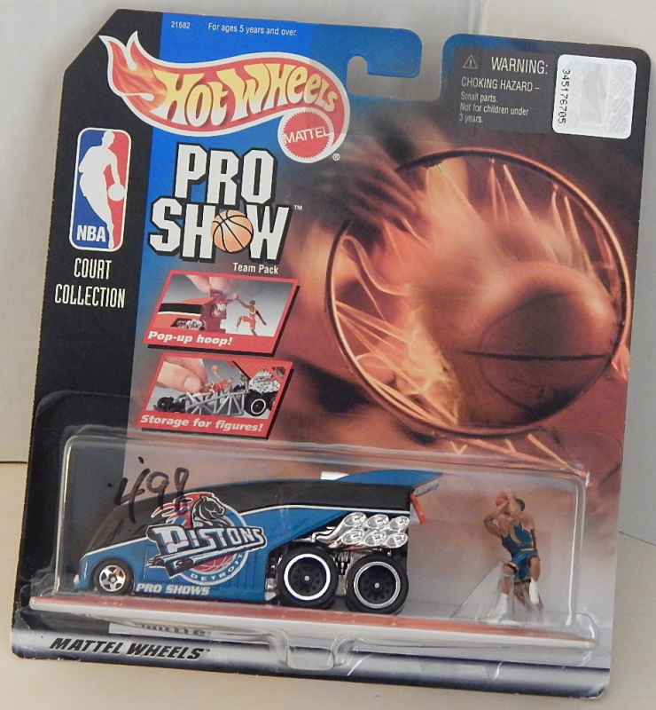 Hot Wheels Drag Bus NBA Pro Show Detroit Pistons Grant Hill Jerry ...