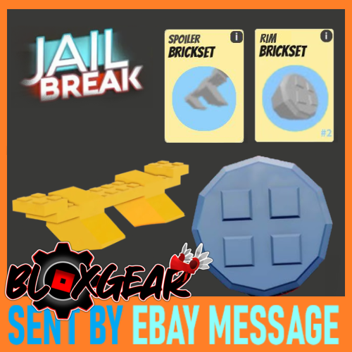Jailbreak Brickset Rims & Spoiler Toy Code Sent Fast Via Ebay Msg | eBay