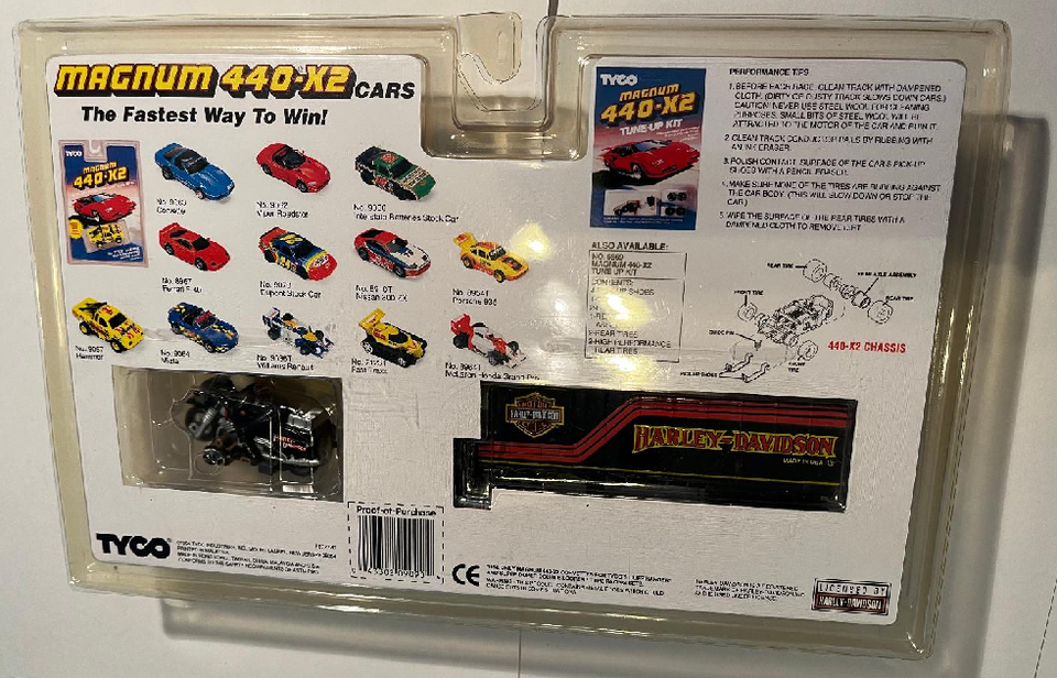 Tyco / Mattel HO Scale Twin Pack #9090 - Harley Davidson Motorcycle ...