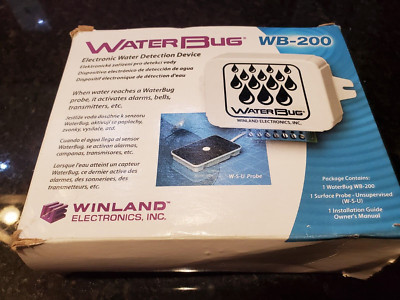 Winland WB-200 WaterBug Electronic Water Detection Device NEW | eBay