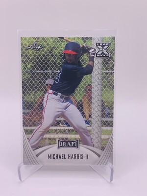 2021 Leaf Draft Edition Michael Harris II #43 Atlanta Braves Baseball ...