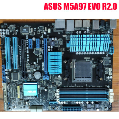 FOR ASUS M5A97 EVO R2.0 Socket AM3+ Motherboard *AMD 970 | eBay