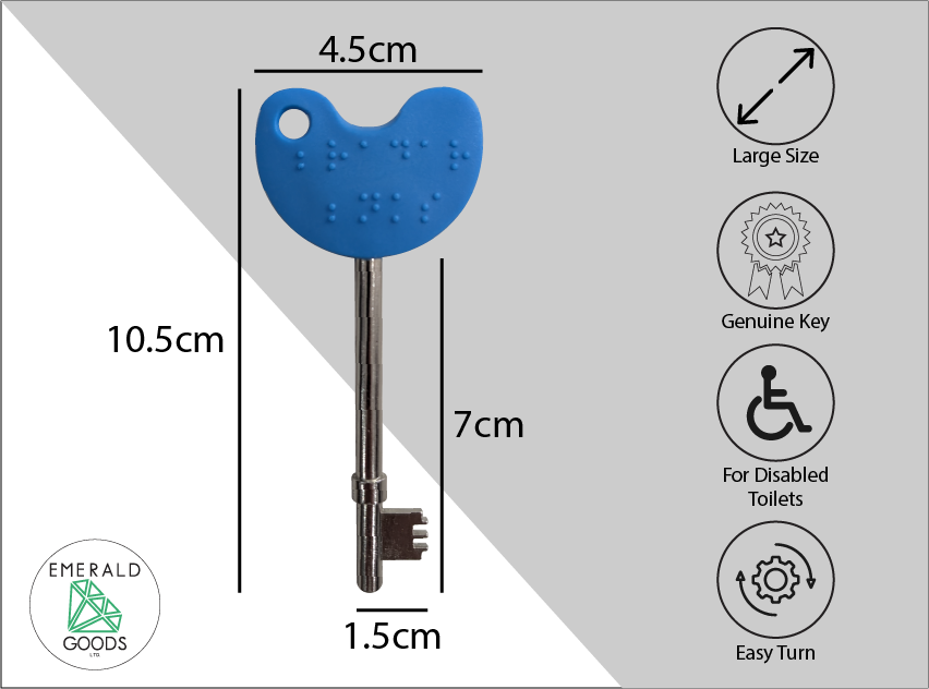 2 x NKS RADAR KEY Disabled Toilet Bathroom Door Access - UK SELLER ...
