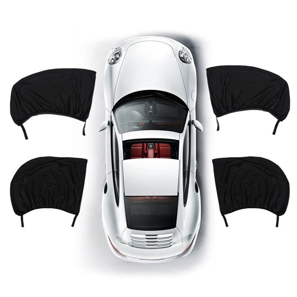 2X Universal Car Side Window Sun Shade Breathable Mesh Car Window ...