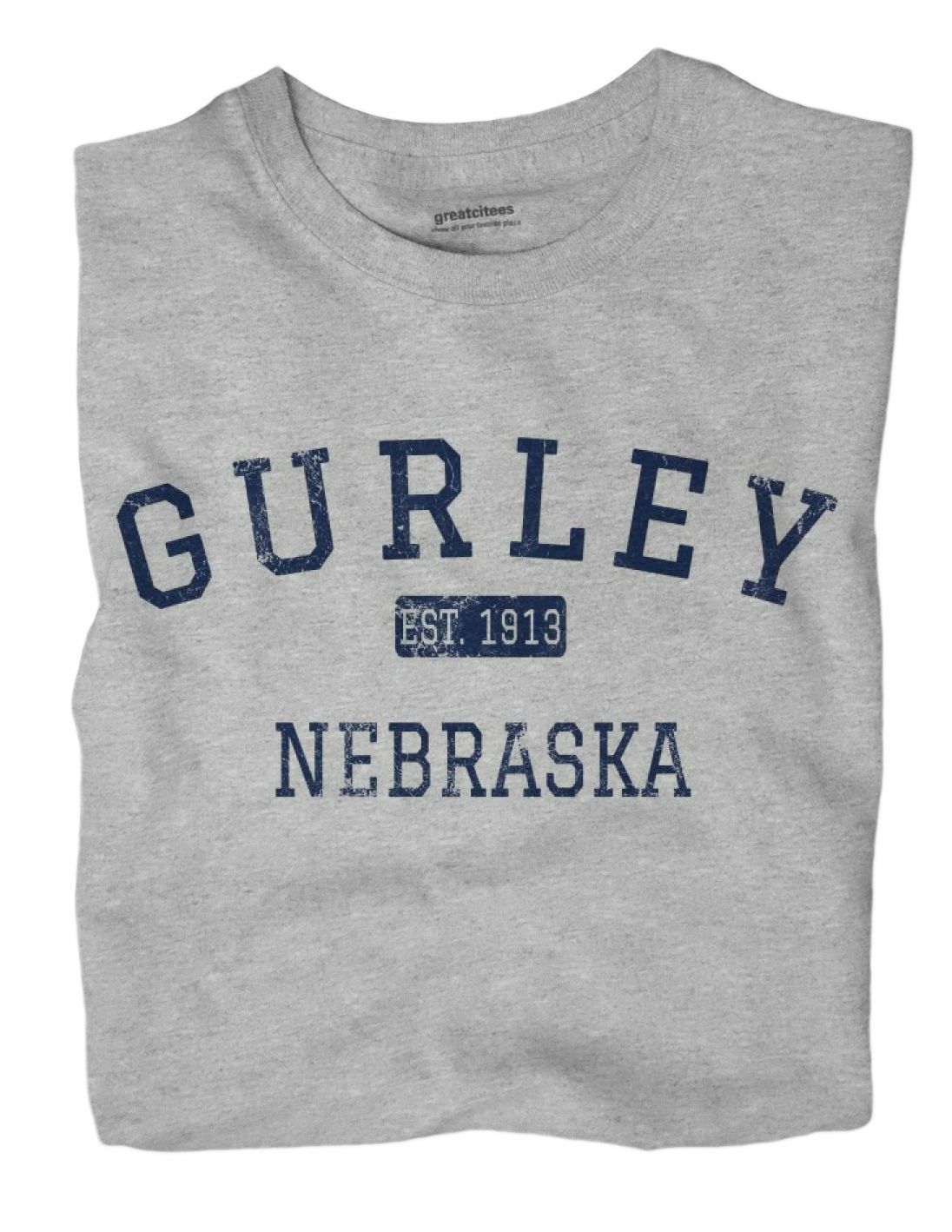 Gurley Nebraska NE T-Shirt EST | eBay