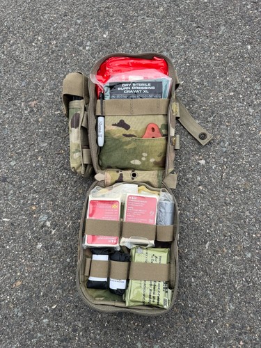USAF Molle JFAK Joint First Aid Kit Muticam IFAK w/ TQ & Medical ...