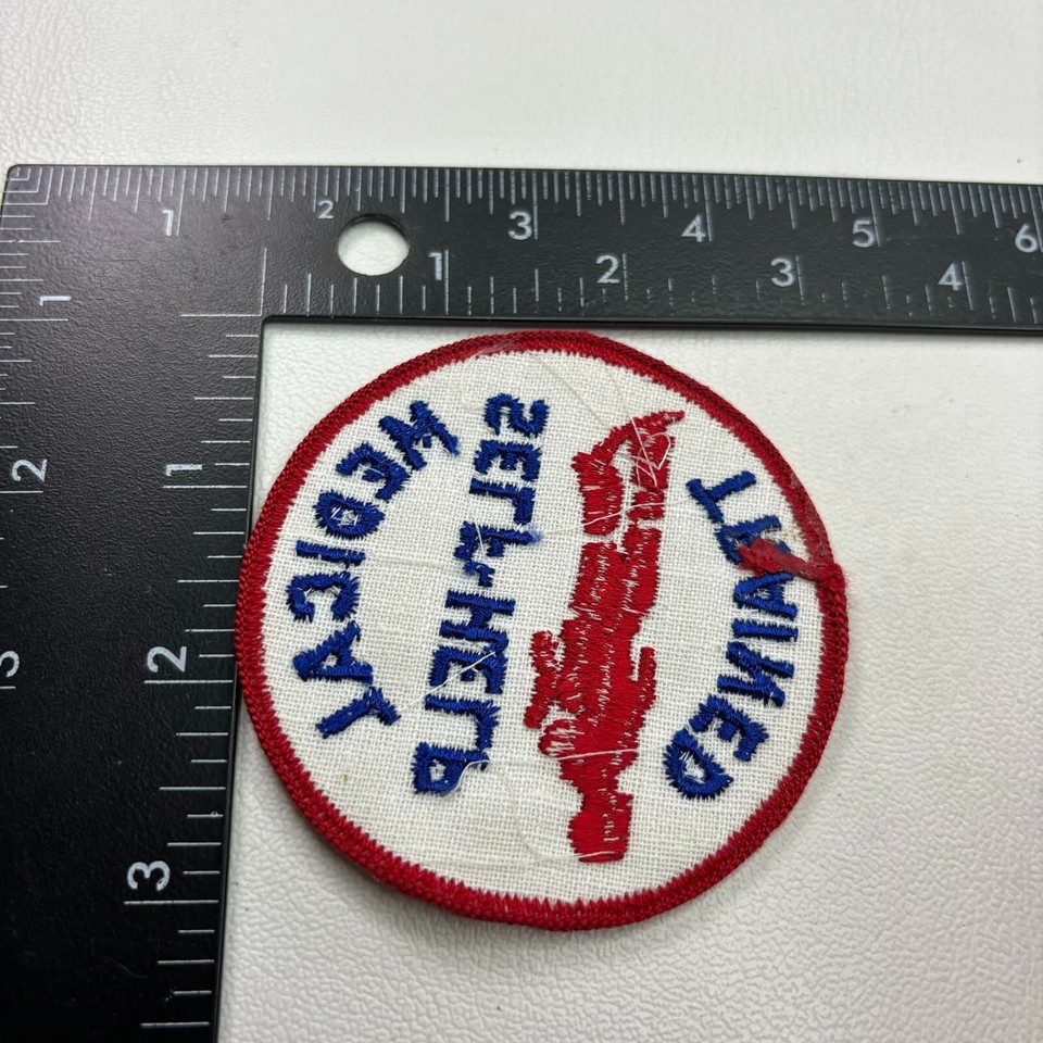 Vtg MEDICAL SELF-HELP TRAINED Patch (medical related) 39N9 | eBay