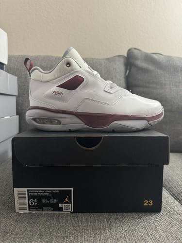 Jordan Stay Loyal 3 (GS) "white/red/wolf grey" | eBay