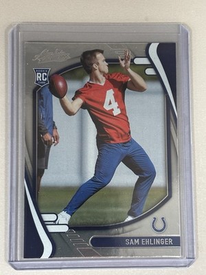 2021 Absolute Retail Sam Ehlinger #179 Indianapolis Colts Rookie ...
