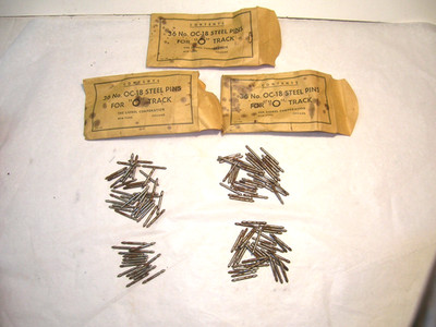 Vintage Lionel OC-18 O Gauge Steel Pins Used 88 Pin Lot As-Is !! | eBay