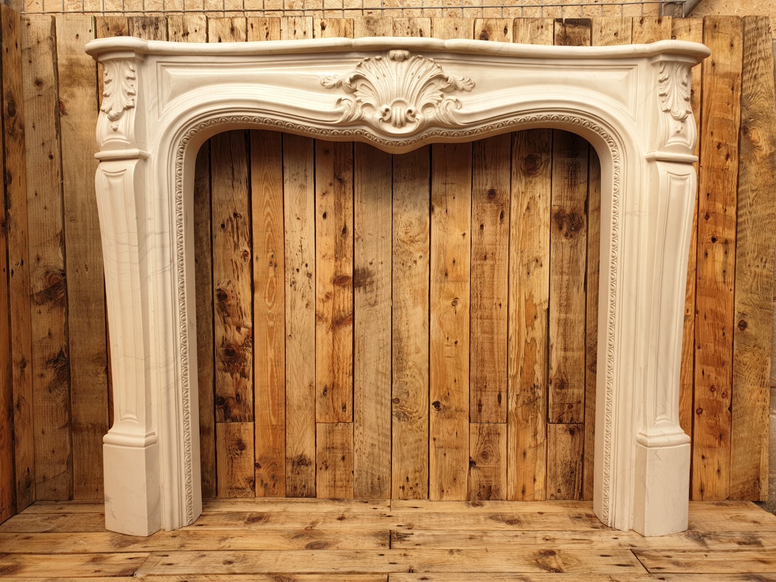 French Louis Marble Effect Resin Fire Surround | eBay