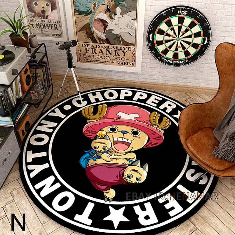 ONE PIECE Carpet Character Round Floor Mat Home Area Rugs Multi ...