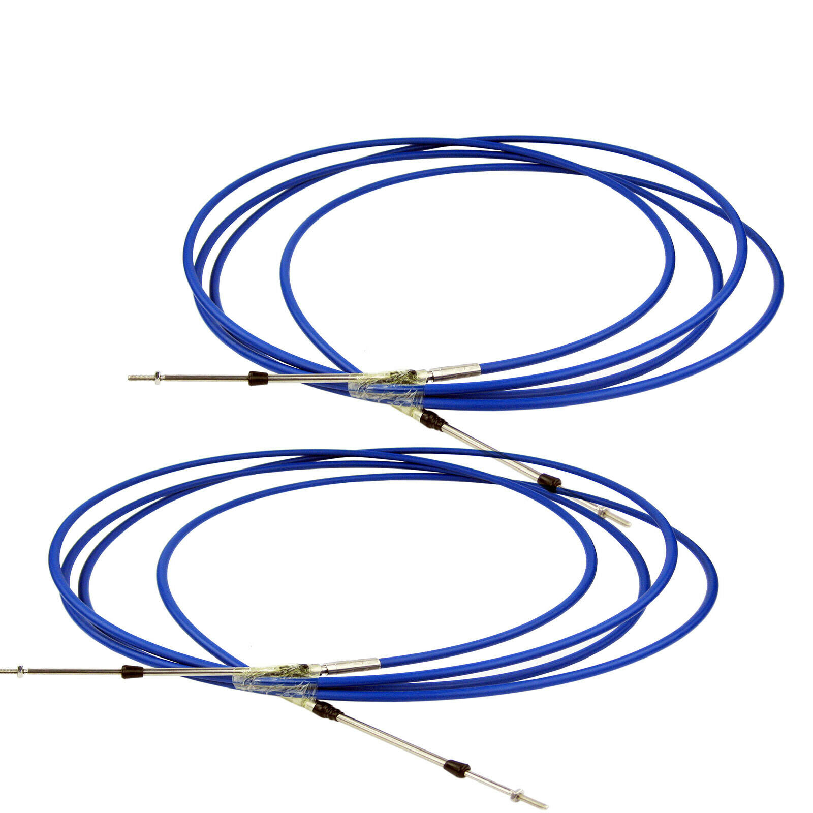 2x 18FT Yamaha 33C Outboard Remote Gear/Throttle Control Cable Boat ...