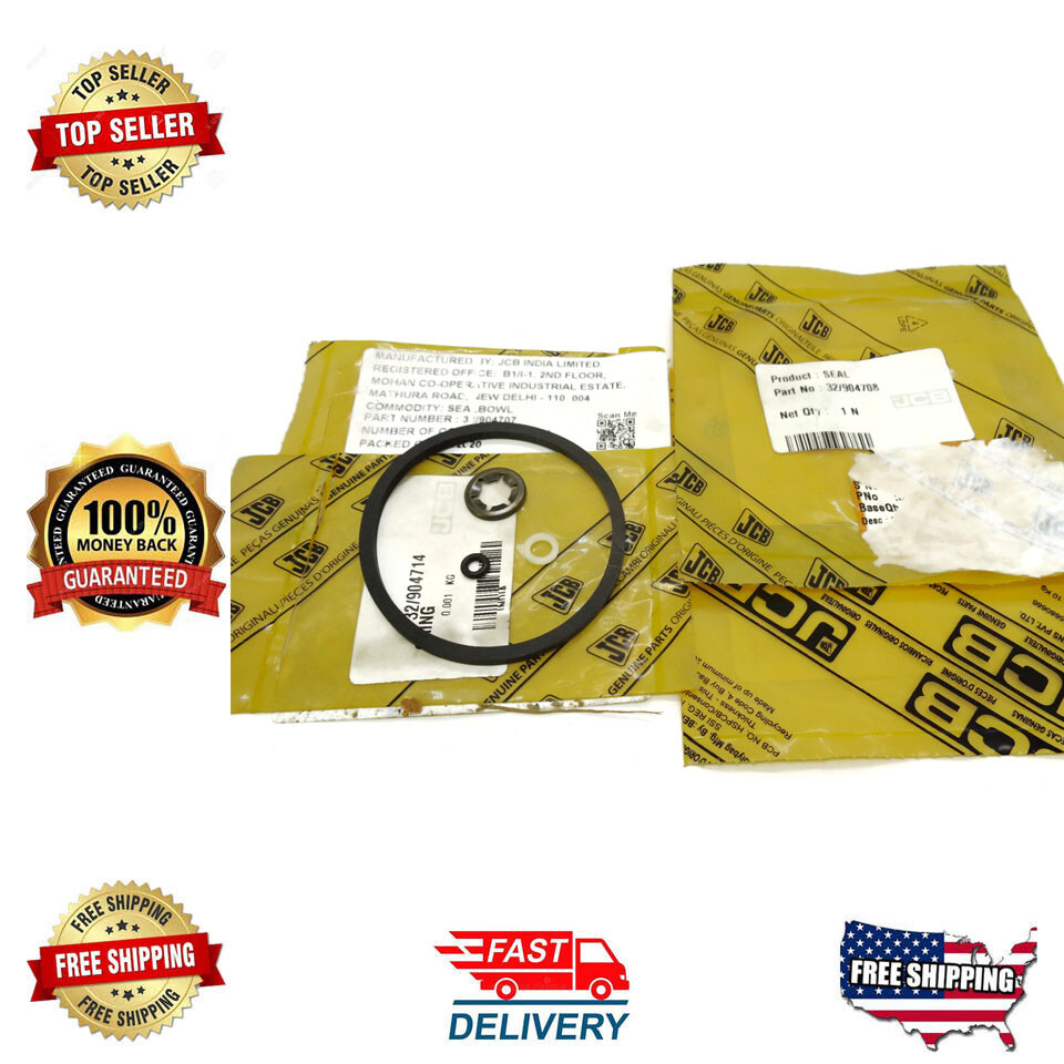 JCB BACKHOE GENUINE JCB DIESEL BOWL O RING KIT, SET OF 4 PCS. (ASSORTED ...