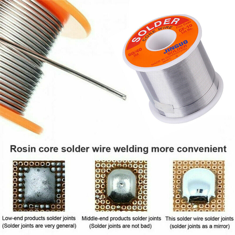 60/40 Tin lead Solder Wire Rosin Core Soldering Kit Tool Flux Reel 0 ...
