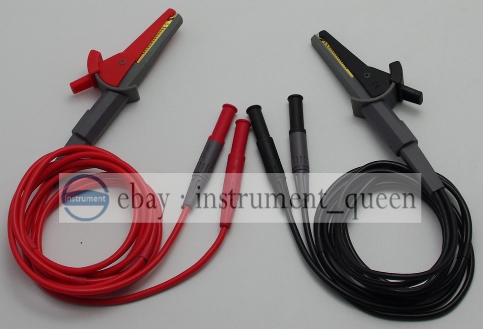 LCR Meter Test Leads Lead Terminal Kelvin Clip Wires | eBay