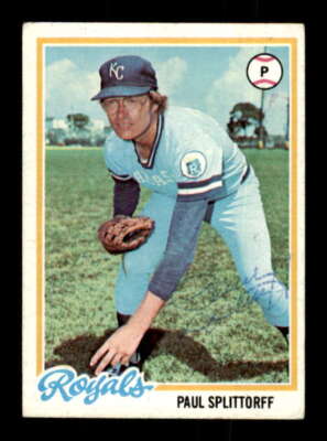 1978 Topps #638 Paul Splittorff AUTOGRAPHED!!! Royals 235375 | eBay