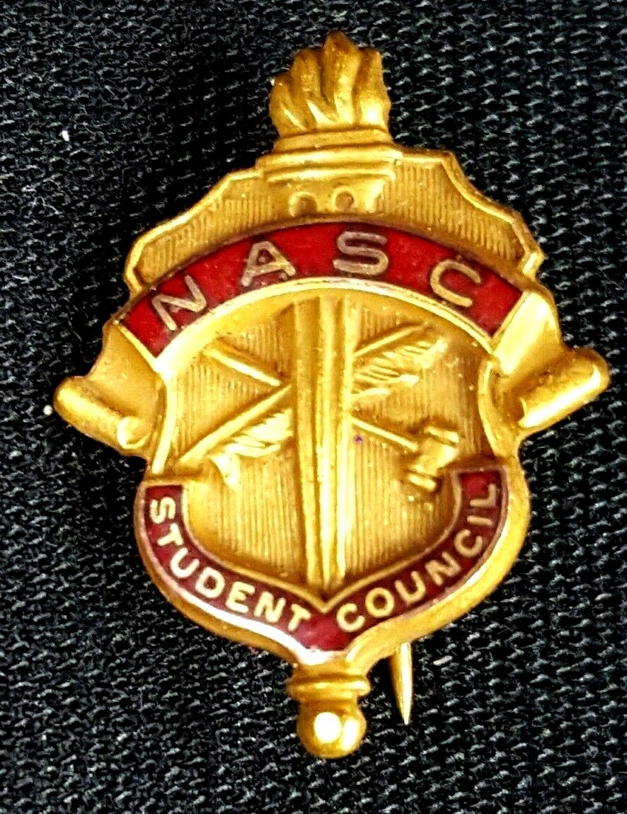 1940's NASC Lapel Pin NATIONAL ASSOCIATION STUDENT COUNCIL High School ...