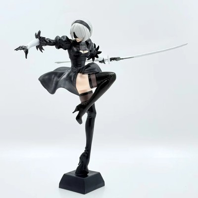 NieR Automata 2B YoRHa No.2 Type B 24CM PVC Action Figure Collectible ...