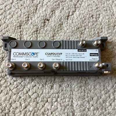 Comscope VoIP Amplifier Homeconnect CSAPDU5VP . No A/c Adapter With It ...