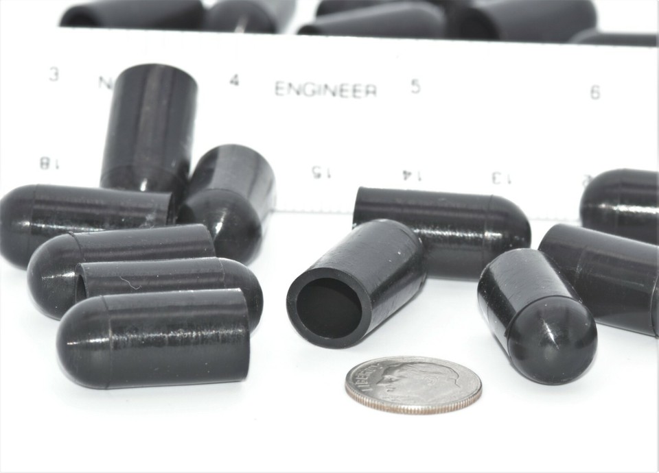 3/8" ID Hi Temp Silicone Vacuum Caps, Blanking Caps, Masking Caps ...