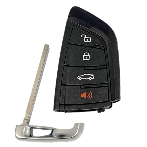 OEM Toyota Supra Keyless Remote + Uncut Key 4Btn Red Trim OEM Toyota ...