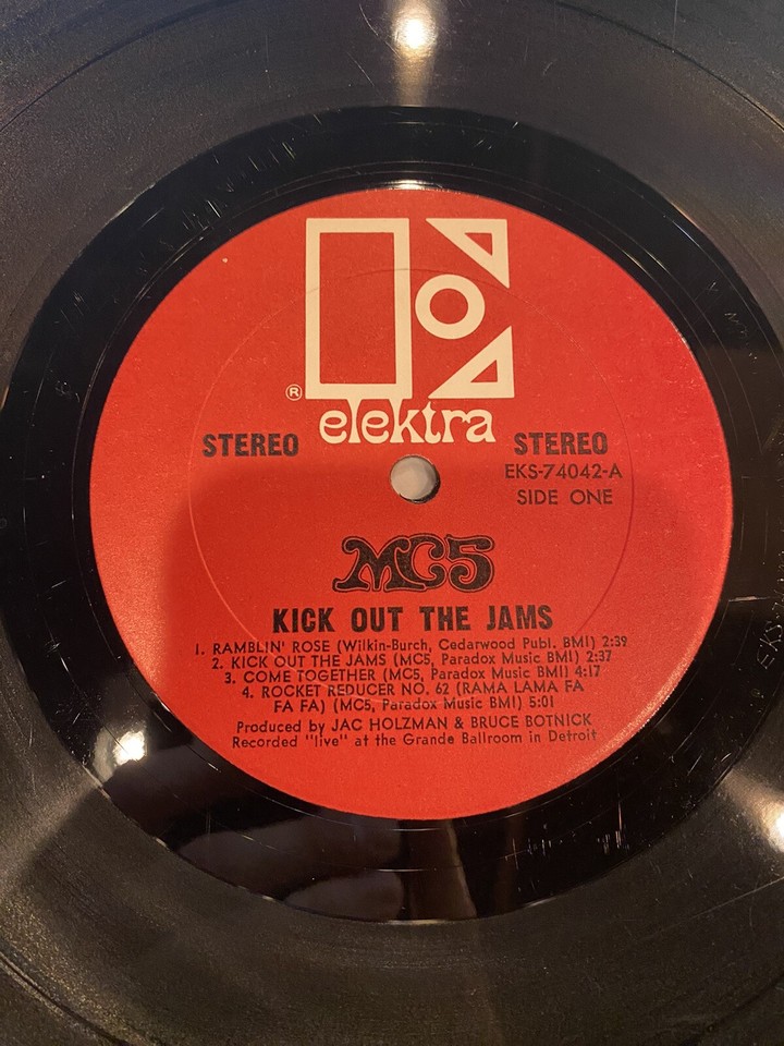 SIGNED MC5 Kick Out The Jams Vinyl Lp 1969 US 1st Censored Press ...