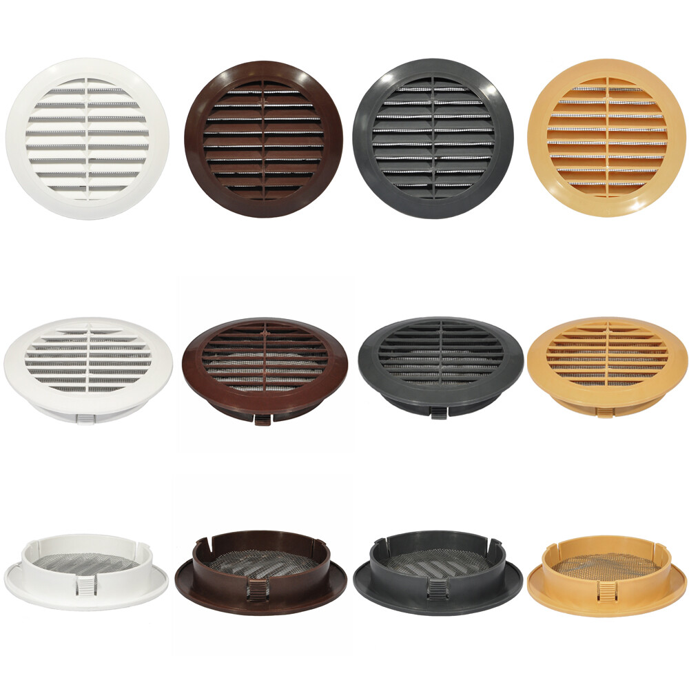 Lüftungsgitter Rund Schlitz-Gitter Abluftgitter Insektenschutz Ø 100 Ø ...