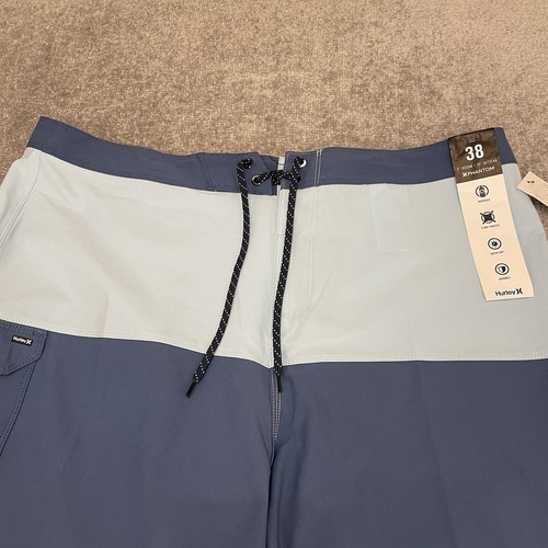 Hurley Phantom Board Shorts Mens 38 Blue Drawstring Quick Dry Swim NEW ...
