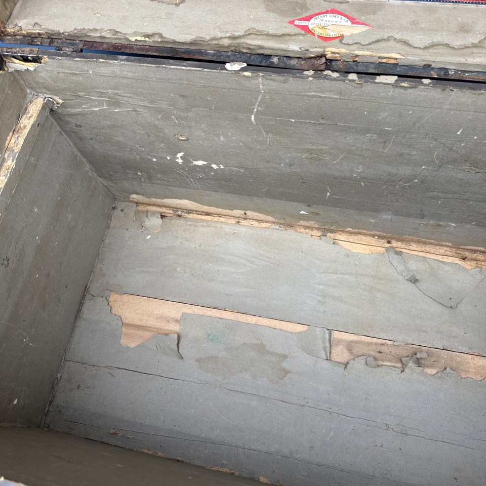 Antique Henry Likly & Co Flat-Top Steamer Trunk c.1880-1920 — Original ...