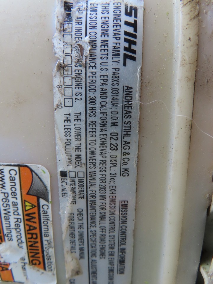 2023 STIHL FS111R String Trimmer / 31cc Gas Weedeater - Starts & Runs ...