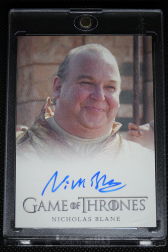 2014 Game of Thrones Season 3 AUTO AUTOGRAPH Nicholas Blane as Spice ...