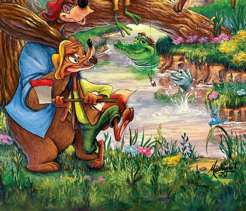 Disney Splash Mountain Brer Fox Bear Rabbit Frogs Attraction Ride ...