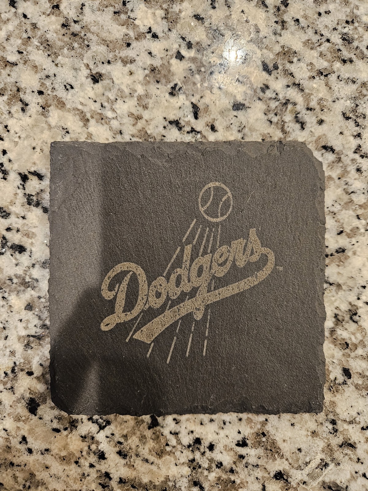 LA Dodgers Slate Coasters. Set Of 4 | eBay