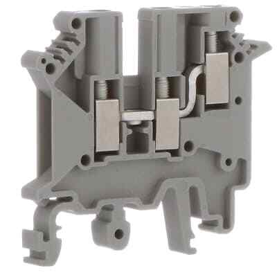 1PC PHOENIX 1923021 Conn Term Blk DIN Rail Screw 3 Conn 24-12 AWG Gray ...