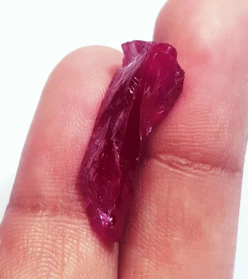 Loose Gemstone Natural Ruby Rough 10.60 Ct Certified With Free Gift | eBay