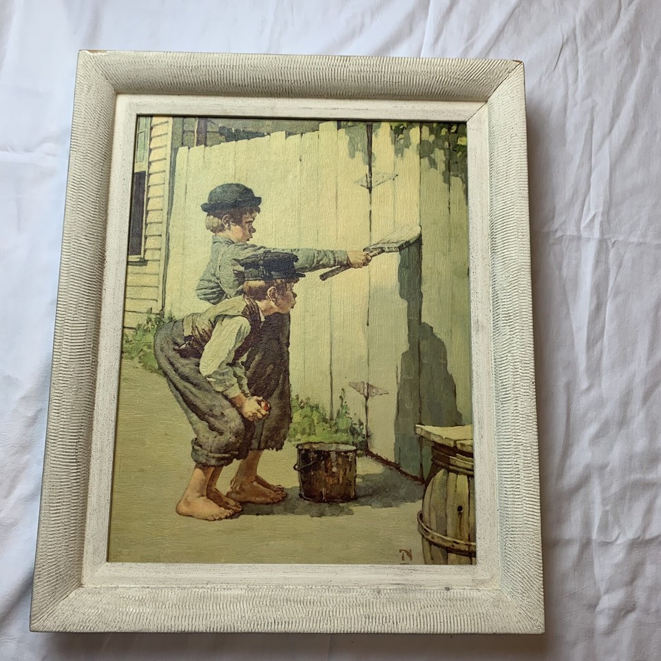 NORMAN ROCKWELL To Illustrate TOM SAWYER Set/3 Prints Heritage Press ...