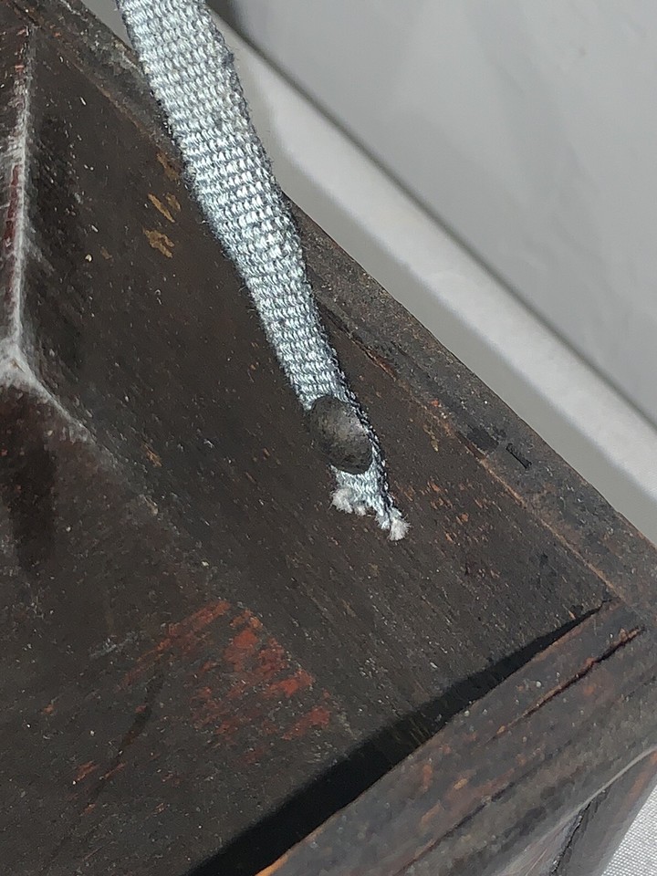 Vintage Treasure Chest, Top Wooden Woven Style Trinket / Jewelry Box | eBay