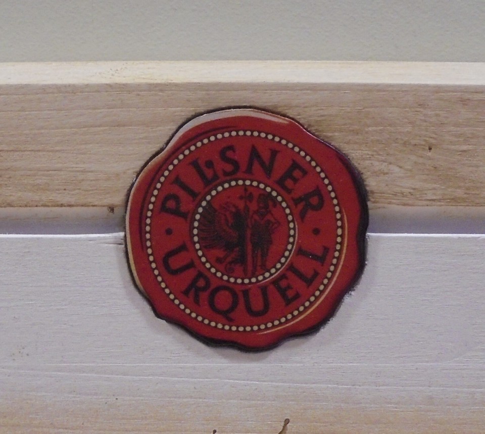 PILSNER URQUELL BEER ADVERTISIGN WOODEN HANGER SIGN | eBay