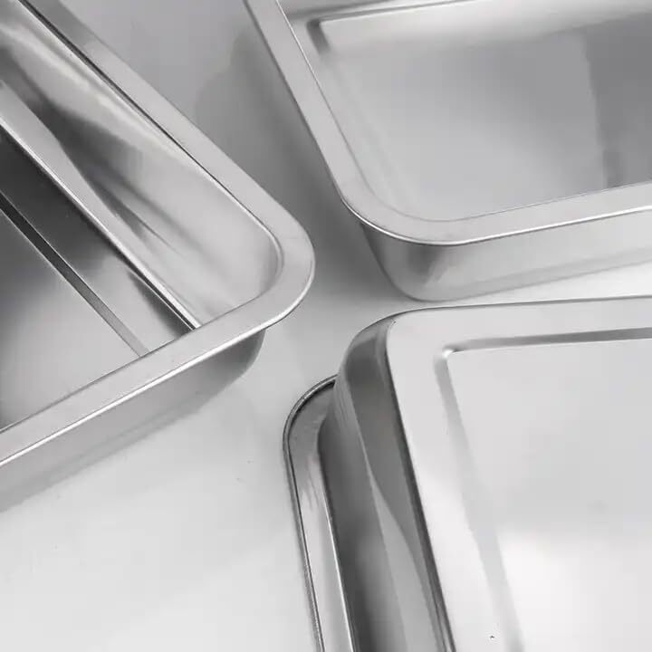 BAKING DEEP TRAY/ROASTING/DEEP OVEN/BAKEWARE TRAY/OVEN DISH-STAINLESS ...