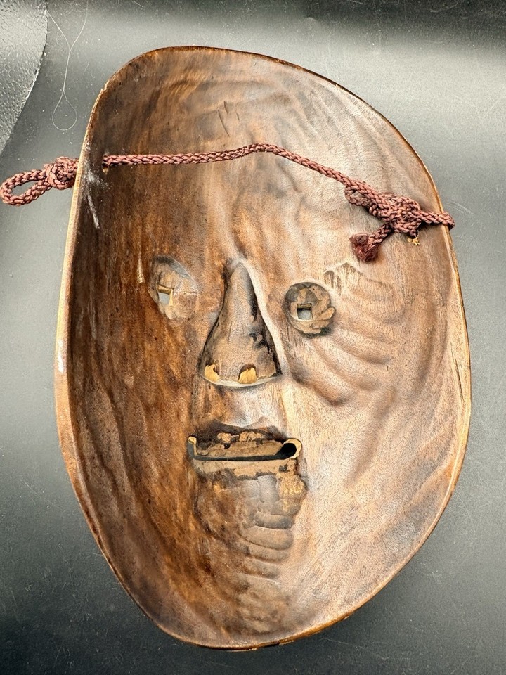 Japanese Traditional Noh Mask Omen Kabuki | eBay