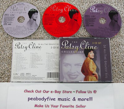 The PATSY CLINE Collection - 3 CD Set - 36 All-Time Greatest Hits 1997 ...