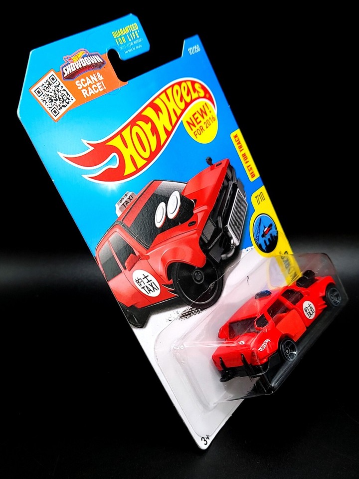 2016 Hot Wheels HW CITY WORKS 7/10 Time Attaxi 172/250 (Red) New For ...