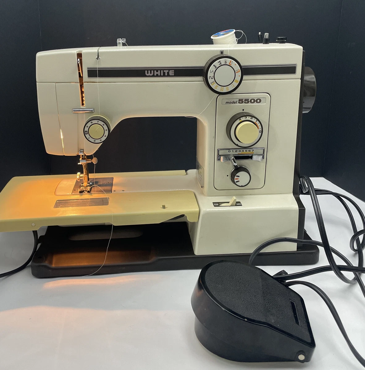 Vintage White Sewing Machines