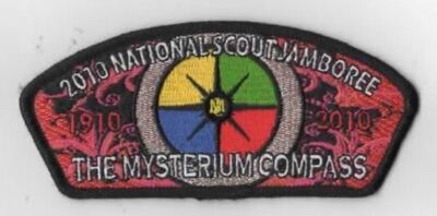 2010 National Scout Jamboree The Mysterium Compass Shoulder Patch BLK ...