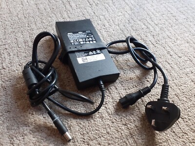 130w Dell Laptop Charger With Mains Plug 063P9N LA130PM190 | eBay