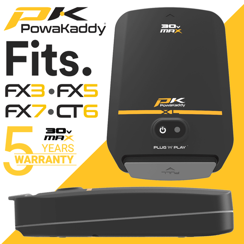 POWAKADDY 36 HOLE XL LITHIUM BATTERY / FITS FX3 FX5 FX7 & CT6 GOLF ...