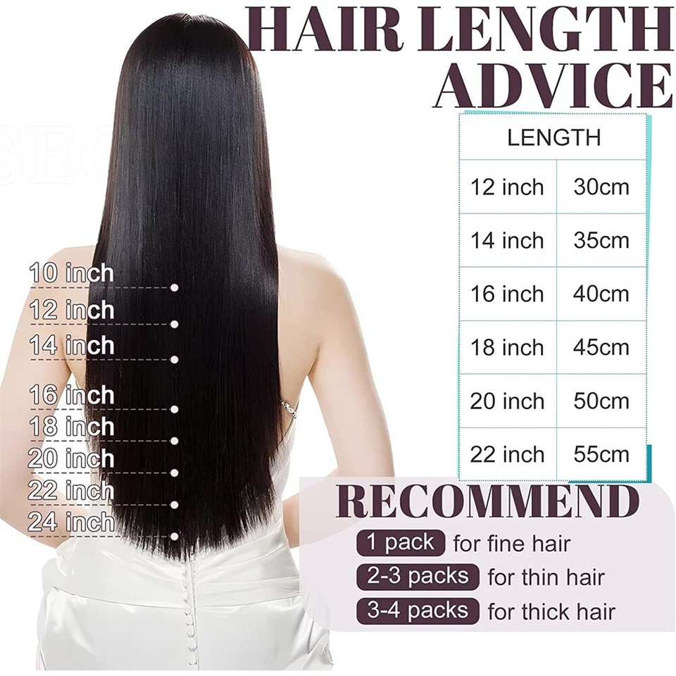 40PCS Thick Russian Skin Weft Tape In Real Remy Human Hair Extensions ...